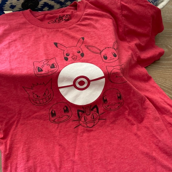 Pokemon | Shirts | Mens Nostalgic Pokemon Poke Ball Pikachu Short ...